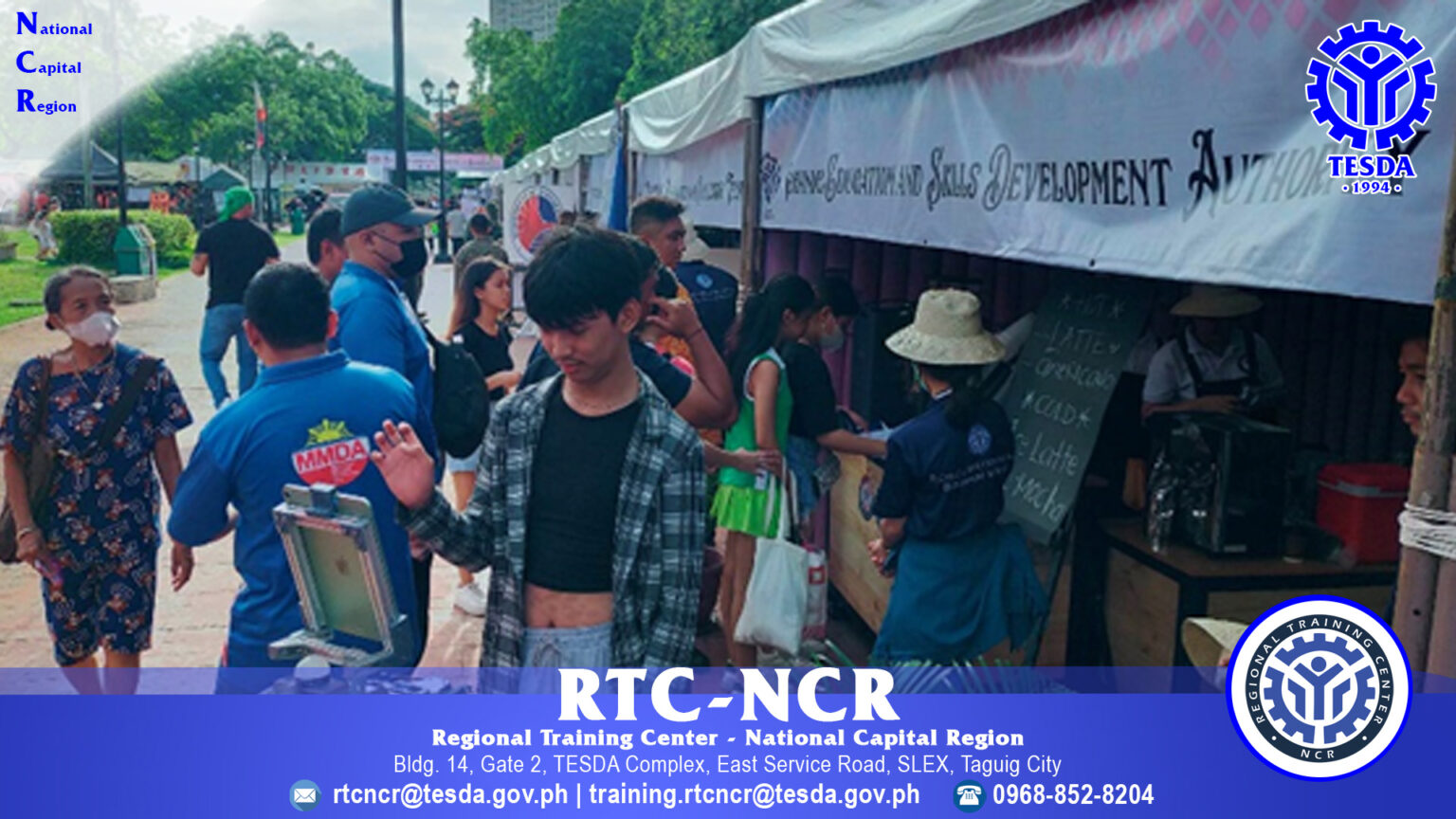 𝐑𝐓𝐂-𝐍𝐂𝐑 and TESDA-NCR Districts showcased its offered Training Programs ...